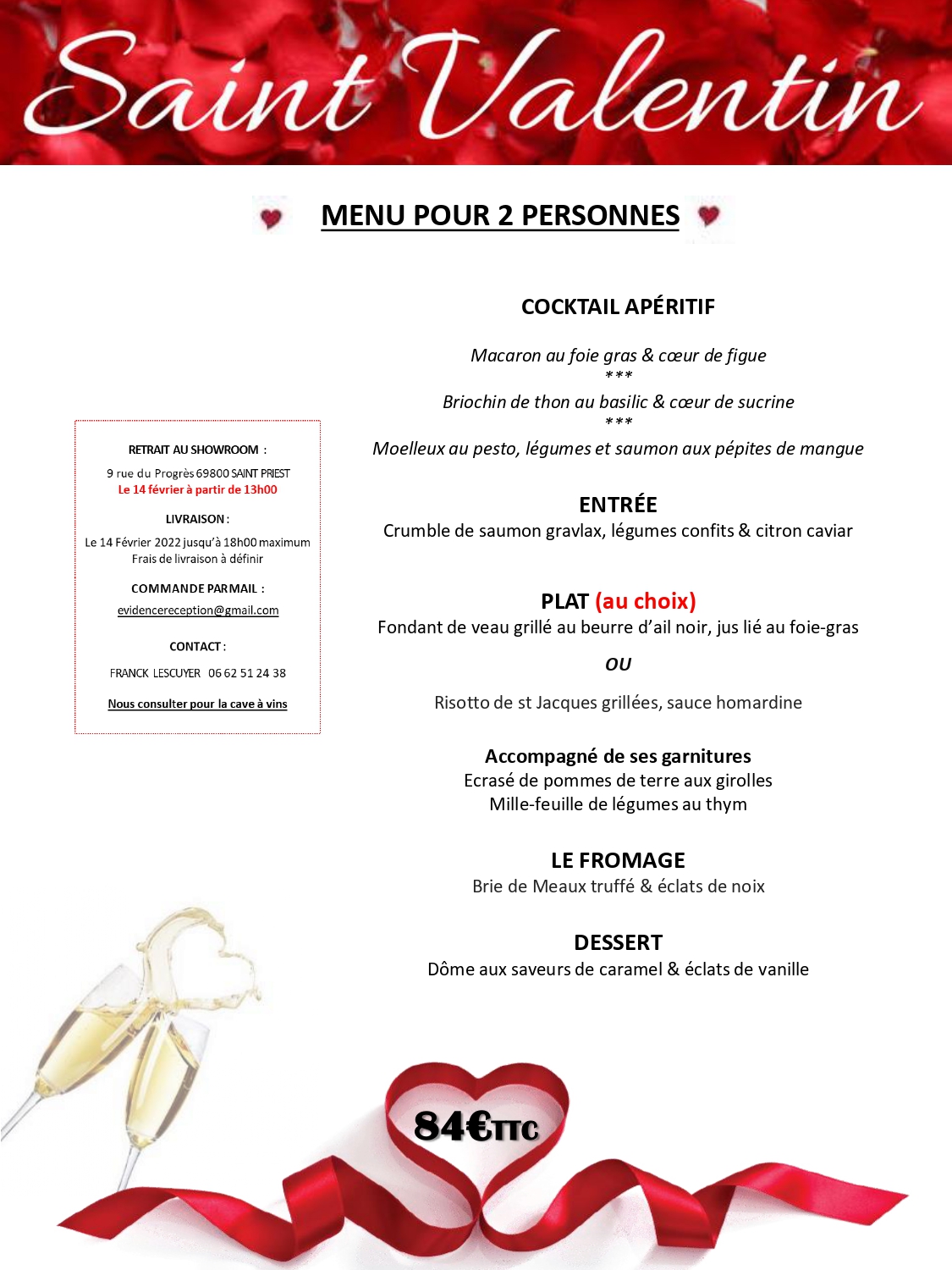 EVIDENCE RECEPTION | Traiteur spécialisé mariage et évènementiel